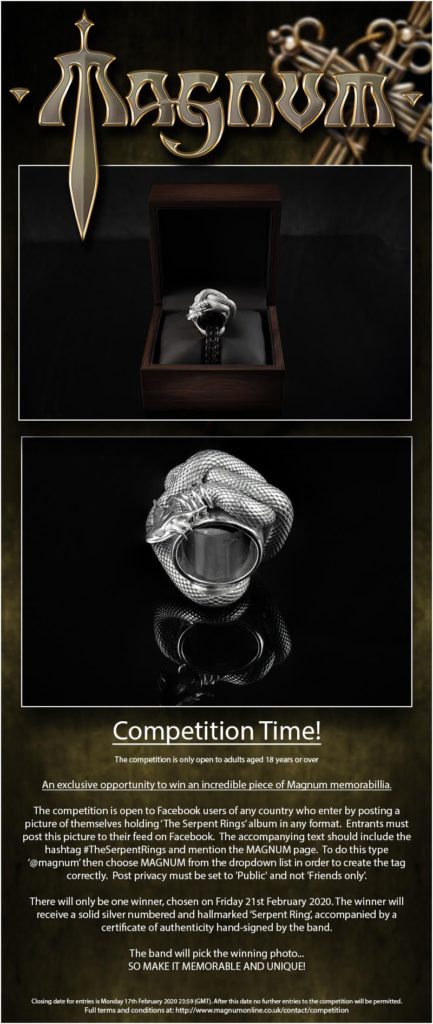 MAGNUM Release Single “Where Are You Eden?” From “The Serpent Rings ...